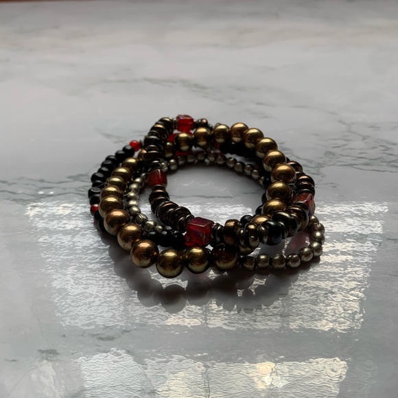 Jewelry | Beaded Stretchy Bracelets | Poshmark